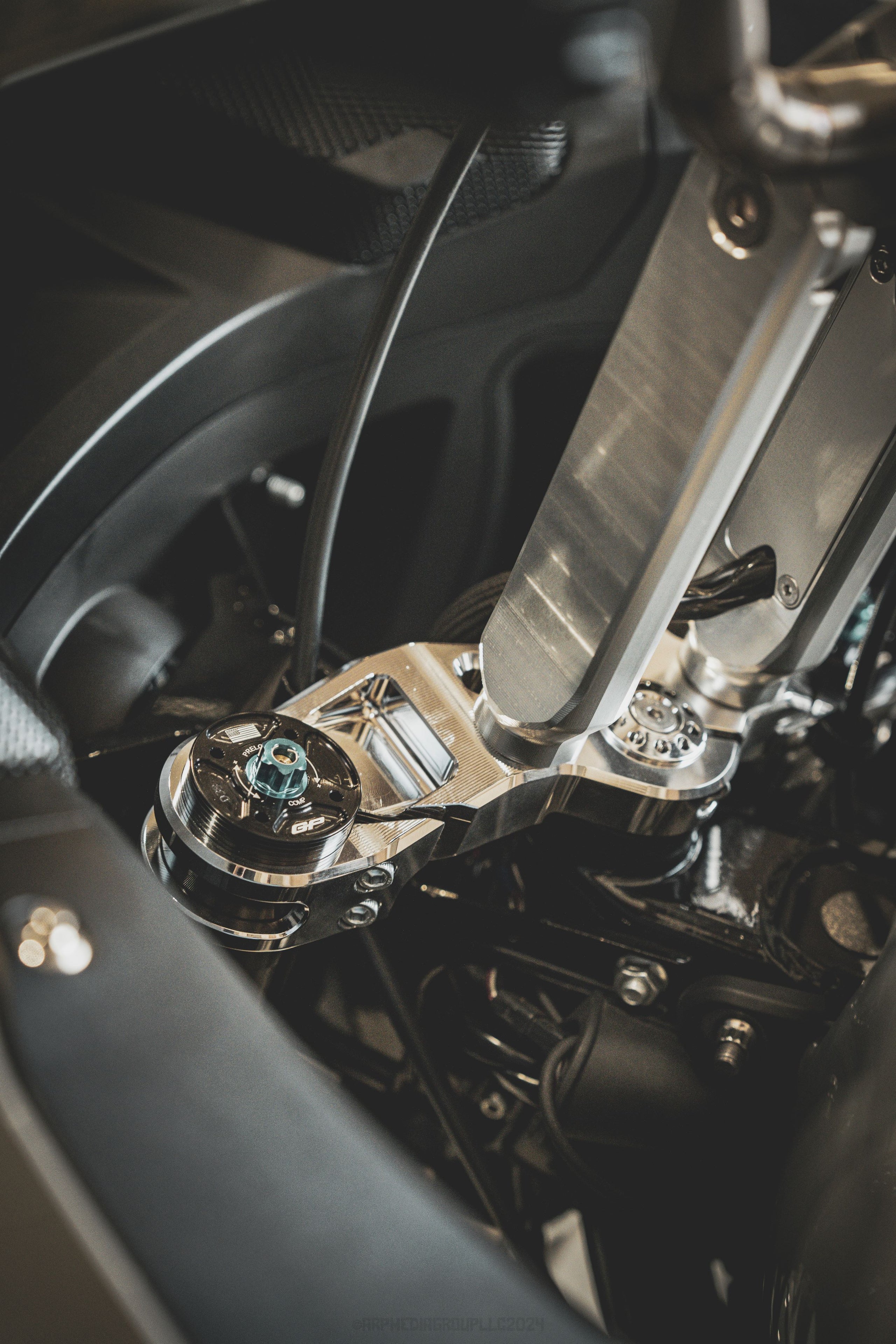 GP Suspension, 25mm Cartridge Kit for HD Softail Lowrider ST 2022-2025 ...